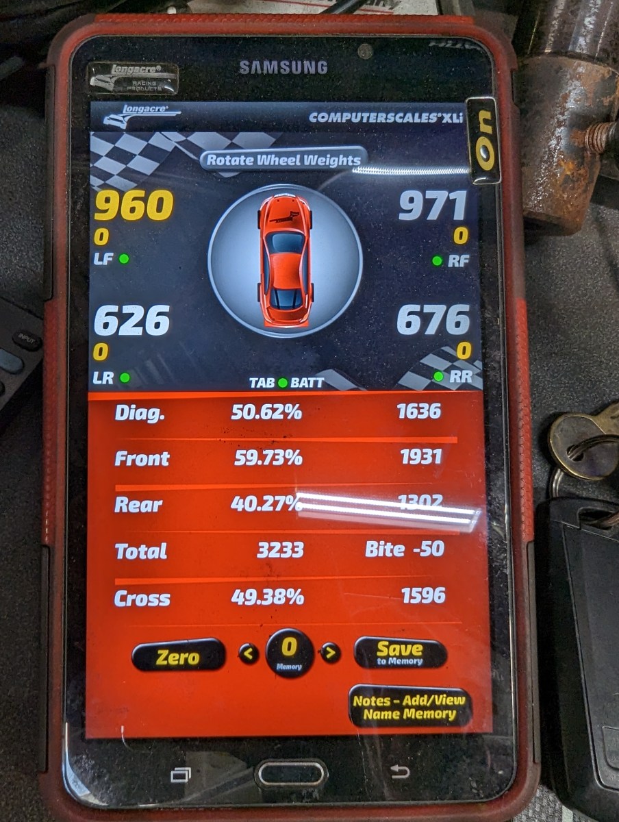 2023 Alignment & Corner Weights (Evo) | QL Motorsport & Car Journal